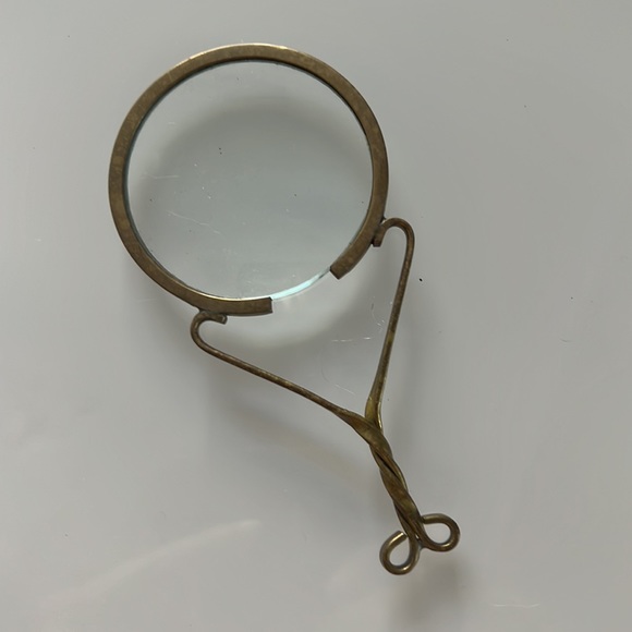 Vintage | Accents | Vintage Gold Magnifying Glass | Poshmark